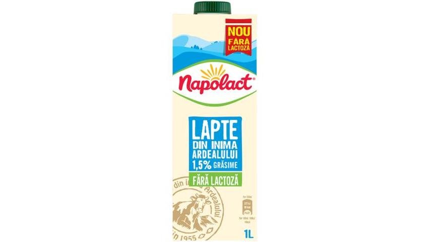 Lapte Fara Lactoza 1.5% Grasime Napolact 1L | Carrefour Hypermarket ...