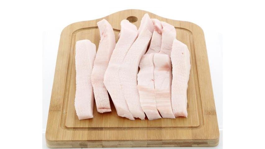 Slanina de porc, per kg | Carrefour Hypermarket Chiajna (9151) | Wolt