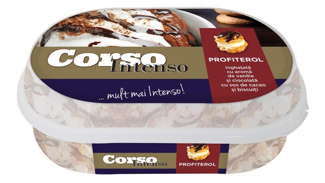 Inghetata cu aroma de profiterol Intenso 500 ml Corso | Carrefour ...