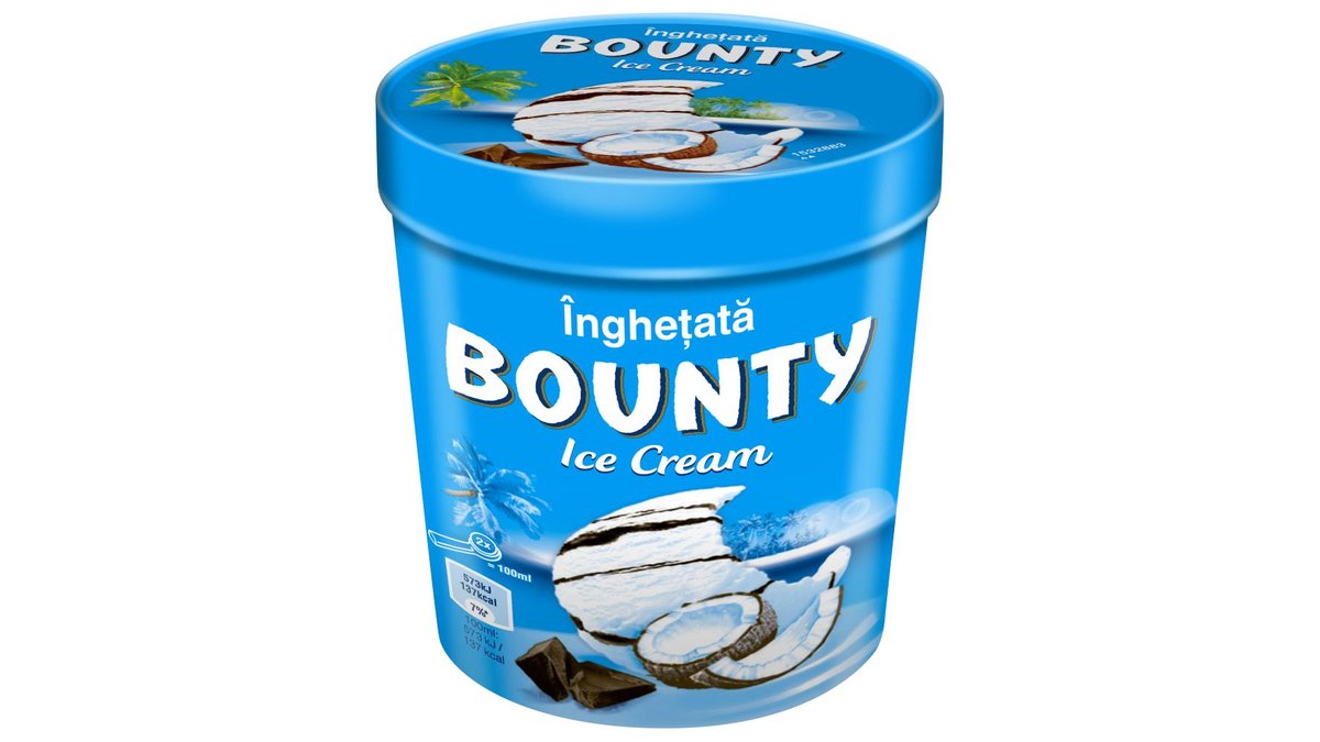 Inghetata Cu Cocos 450 Ml Bounty | Carrefour Hypermarket Vulcan (9109 ...