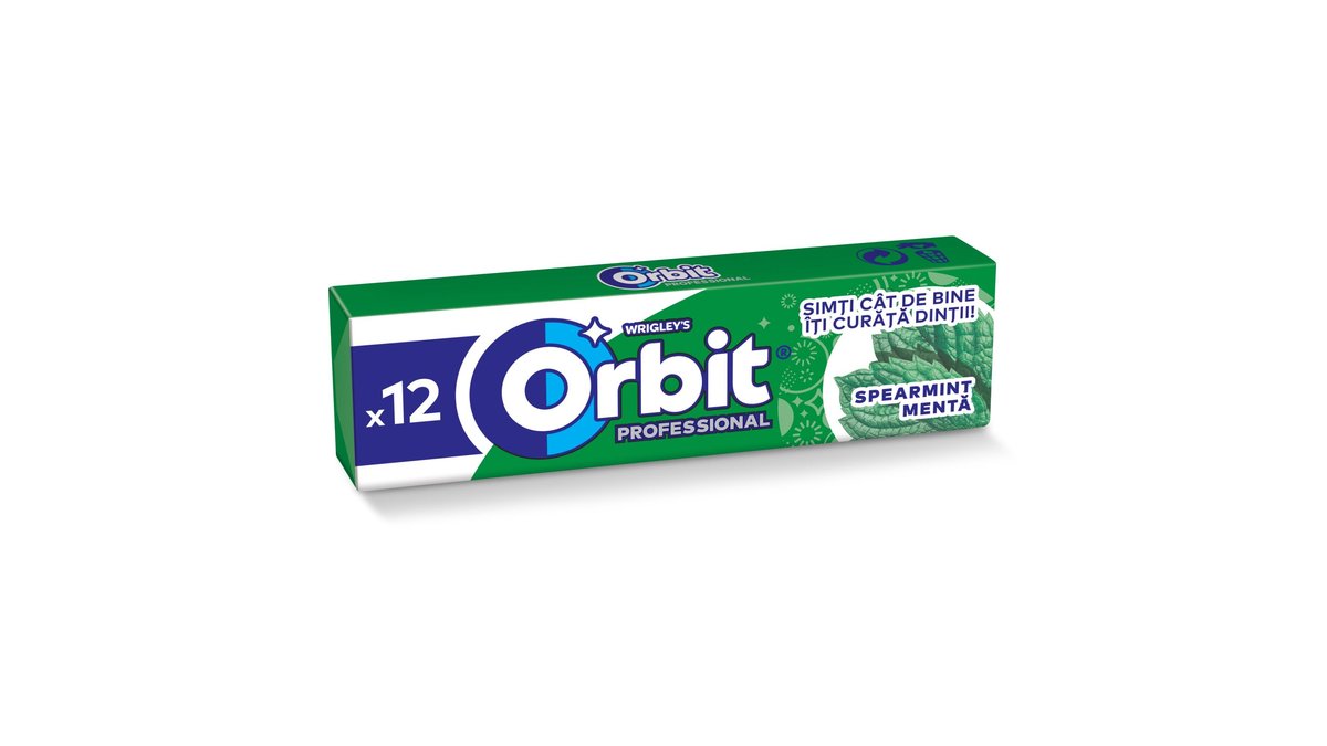 Guma De Mestecat Professional Spearmint Orbit 16.8G | Carrefour ...