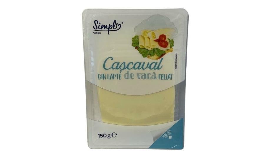 Cascaval din lapte de vaca, Simpl, 150g | Carrefour Gheorghe Ranetti (4585) | Wolt
