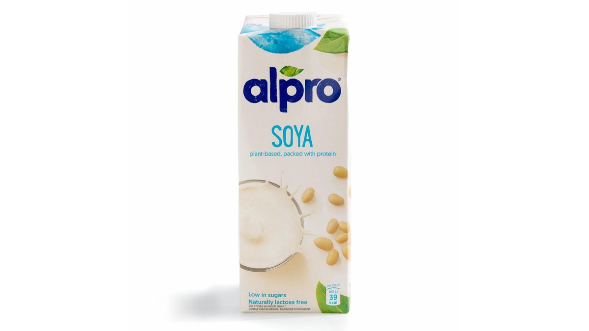 Alpro Bautura vegetala din soia, 1L | Carrefour Hypermarket Metalurgiei (9193) | Wolt