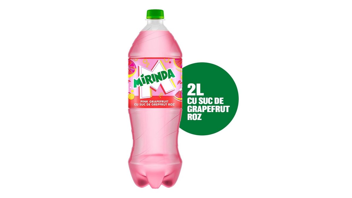 Mirinda Grapafruit Roz, Bautura Racoritoare Carbogazoasa 2L | Carrefour ...