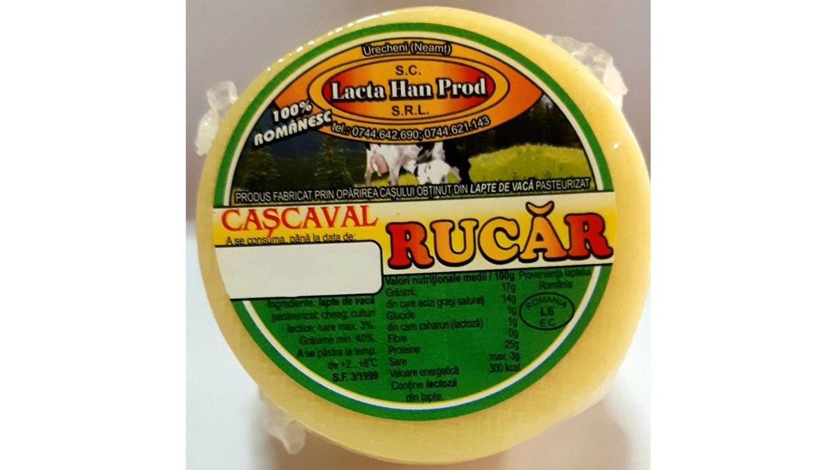 Cascaval rucar 190 g Lacta Han | Carrefour Hypermarket Iasi Era (9167) | Wolt