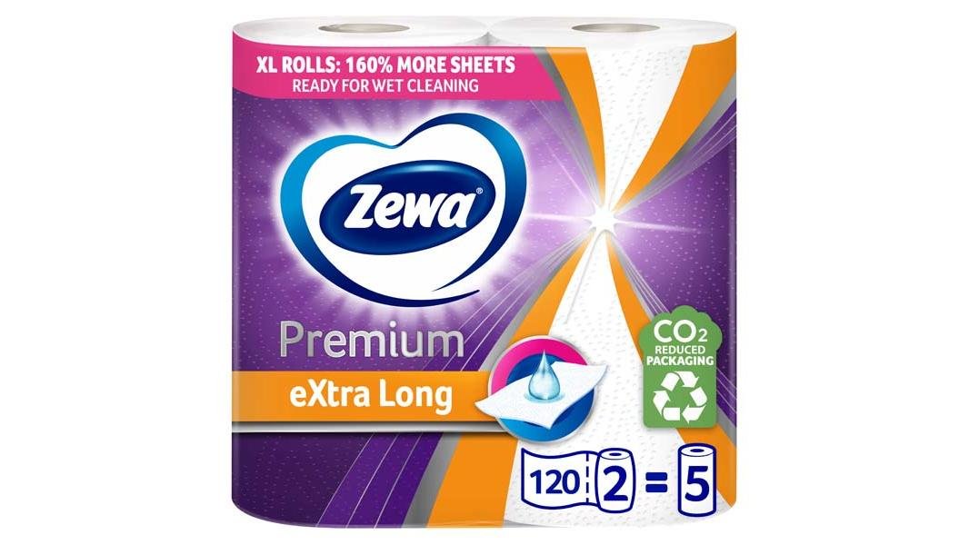 Prosoape de hartie Zewa Extra Long 2 straturi 2 role 120 foi ...