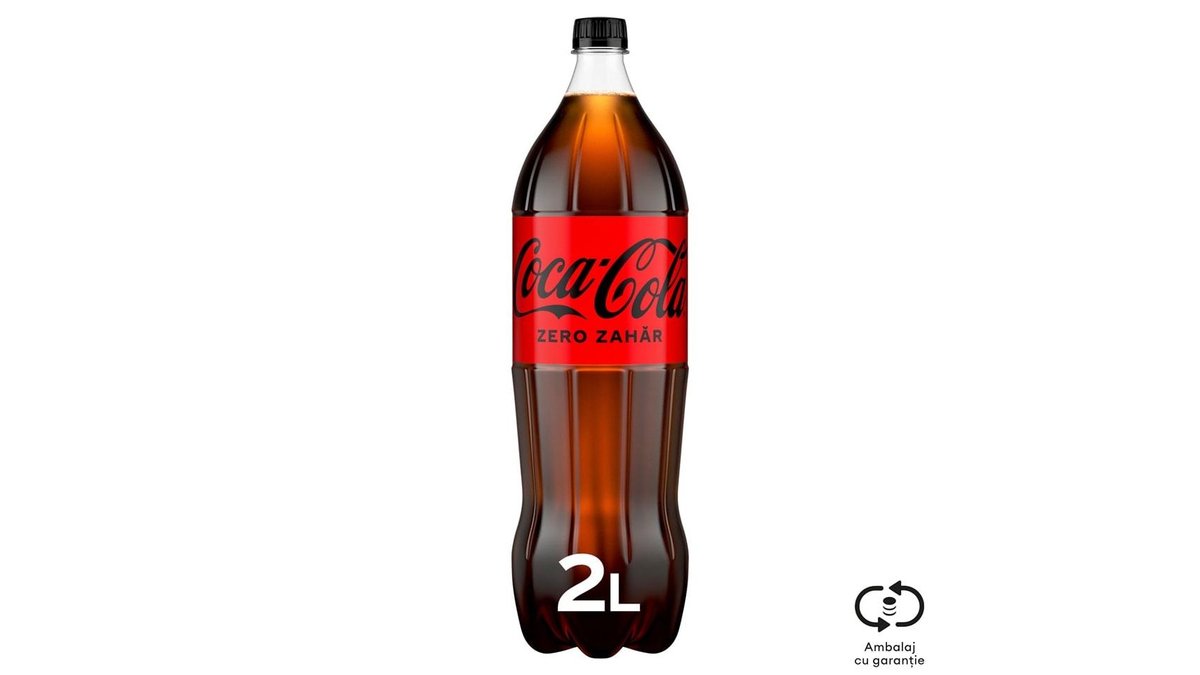 Coca-Cola Zero Zahar Bautura racoritoare carbogazoasa 2L | Mega Image ...