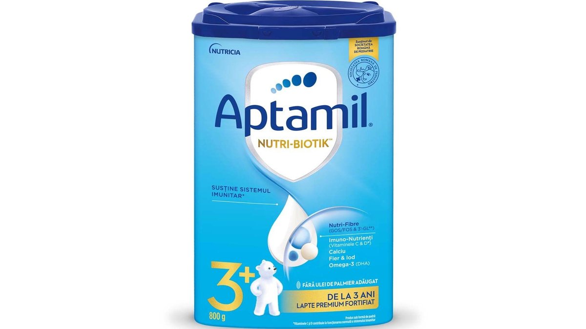 Aptamil Nutri-Biotik 3+, Lapte Fortifiat De La 3 Ani, 800G | Carrefour ...