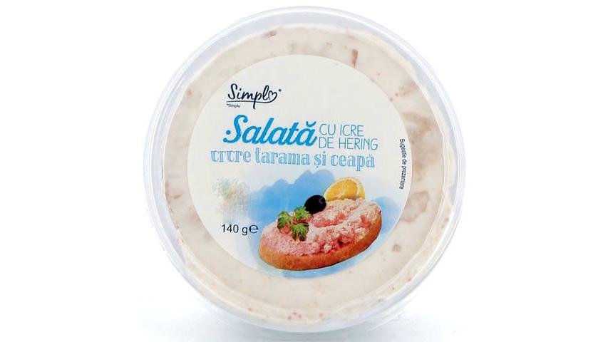Salata icre de hering cu ceapa Simpl 140g | Carrefour Market Victoriei ...
