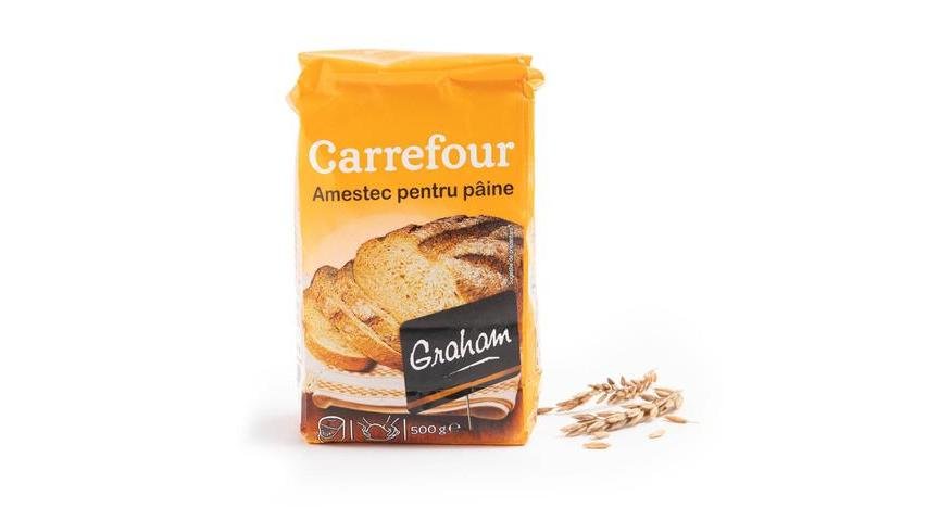 Mix pentru paine graham 500 g Carrefour | Carrefour Hypermarket Blejoi ...