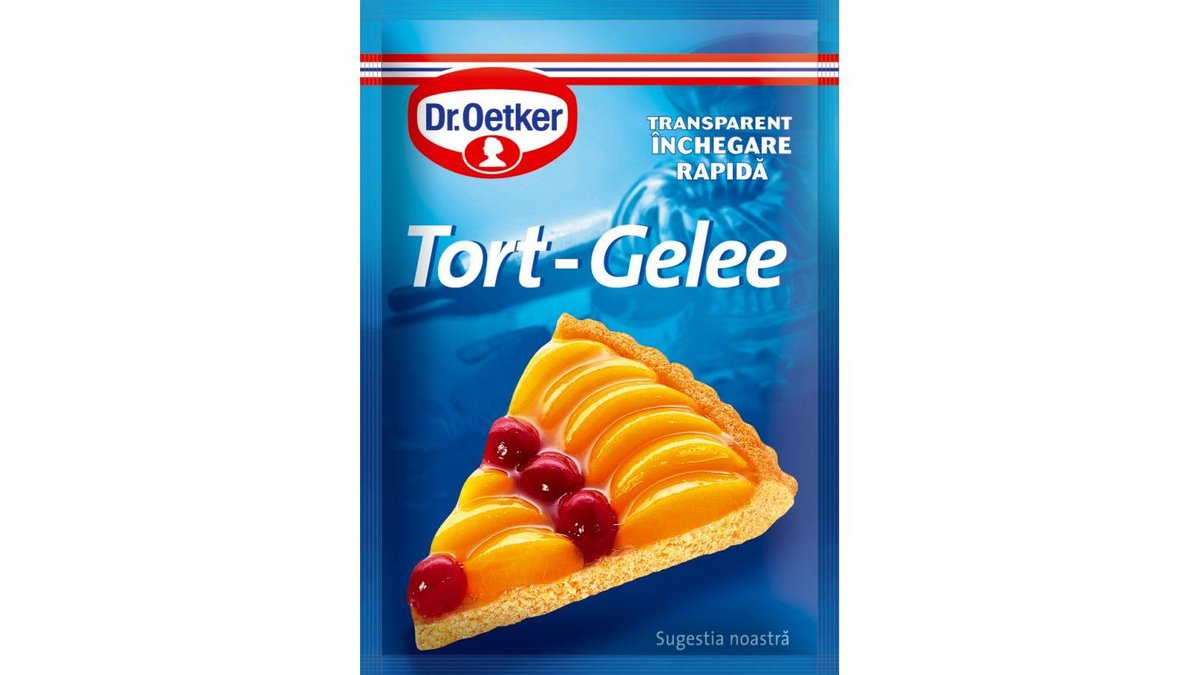 Gelatina Transparenta Cu Inchegare Rapida Tort-Gelee 8 G Dr. Oetker ...