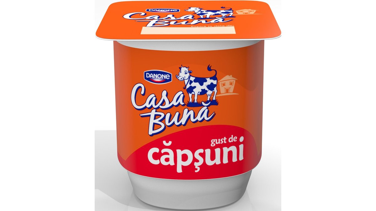 Iaurt cu capsuni Casa Buna Danone 100g | Carrefour Hypermarket Blejoi ...