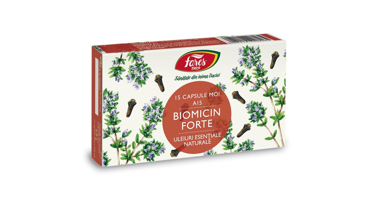 Capsule Moi 15Buc Biomicin Forte | Carrefour Hypermarket Blejoi (9157 ...