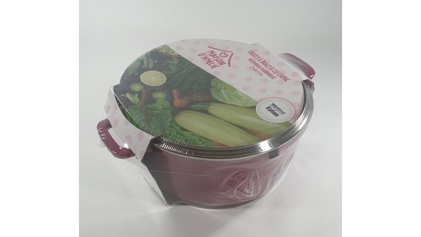 Oala+capac marmorata 24cm Maison d'Amelie | Carrefour Hypermarket ...