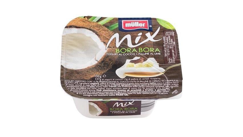 Iaurt cu cereale si cocos mix exotic 150 g Muller | Carrefour ...