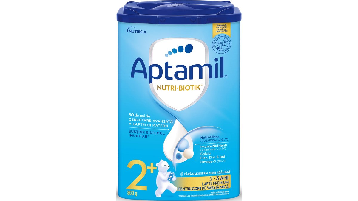 Aptamil Nutri-Biotik 2+, Lapte Pentru Copii De Varsta Mica 2-3 Ani, 800G | Carrefour Hypermarket ...
