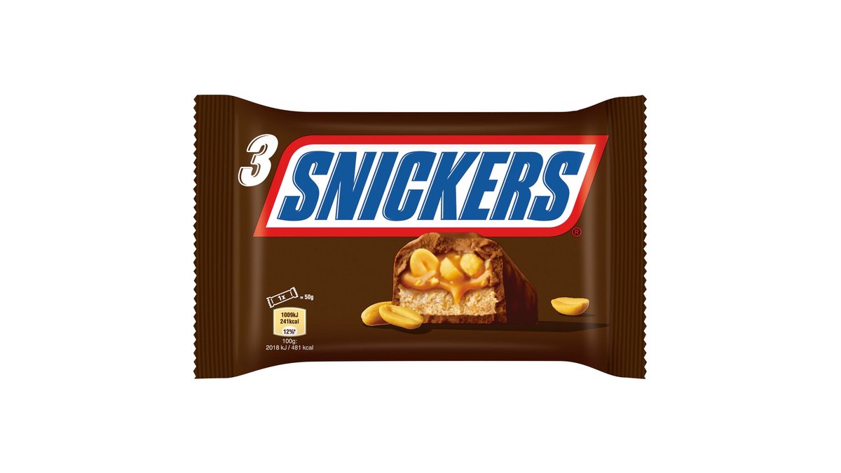 SNICKERS 3X50G | Carrefour Hypermarket Colosseum (9164) | Wolt