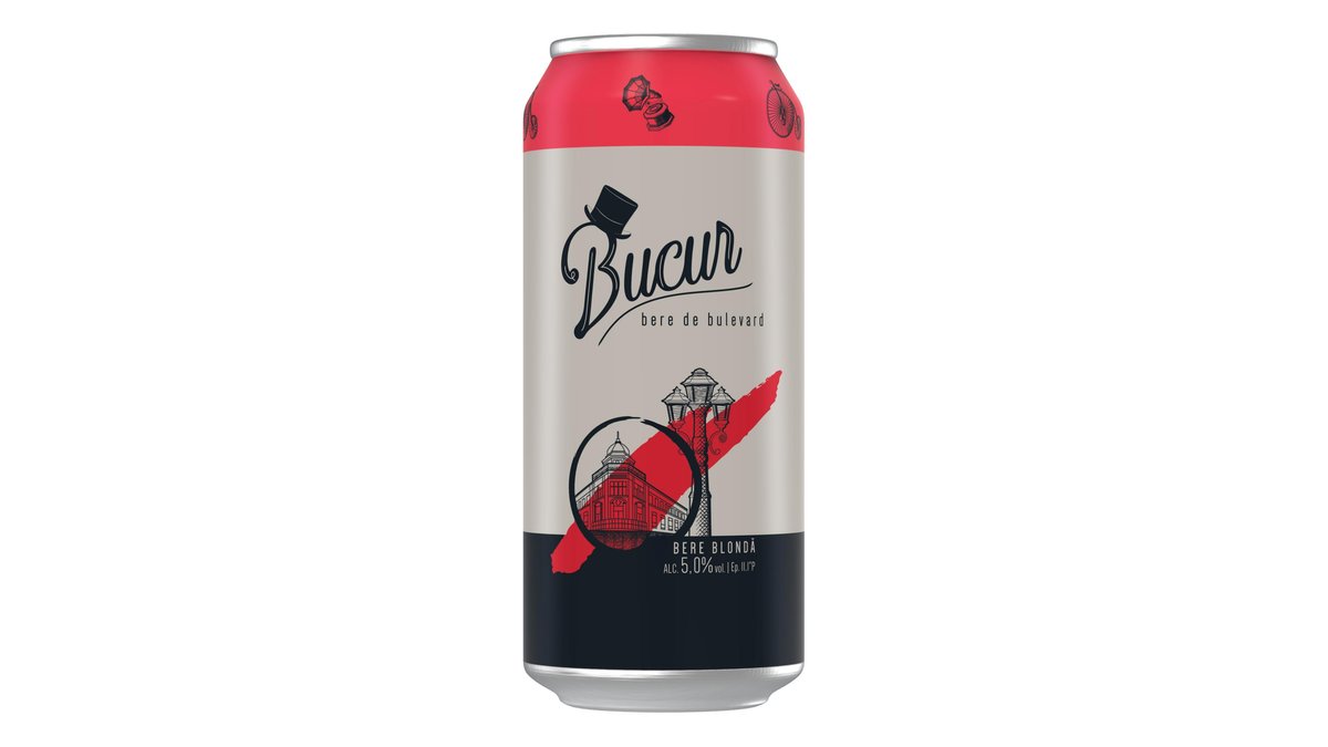 Bucur bere blonda doza 0.5L | Carrefour Hypermarket Blejoi (9157) | Wolt