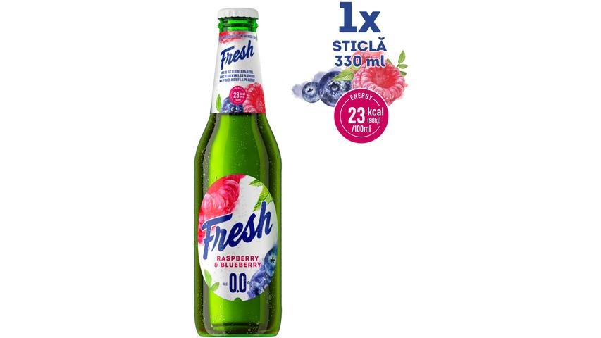 Fresh Bere Cu Zmeura Si Afine 0% Alc.Sticla 0,33 L | Carrefour ...