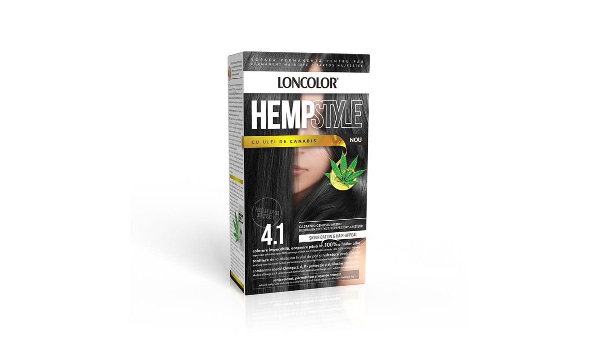 Vopsea de par Loncolor Hempstyle Nr 4.1 castaniu cenusiu mediu, 100 ML | Carrefour Soseaua ...
