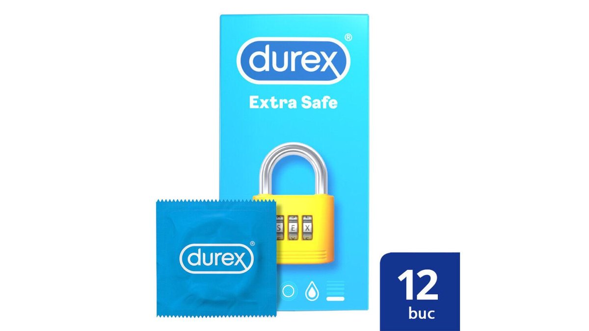 Prezervative Durex Extra Safe 12 Bucati | Carrefour Hypermarket ...