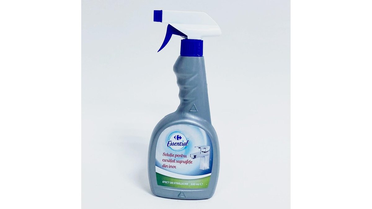 Solutie pentru curatarea suprafetelor de inox, Carrefour Essential 500ML | Carrefour Hypermarket ...