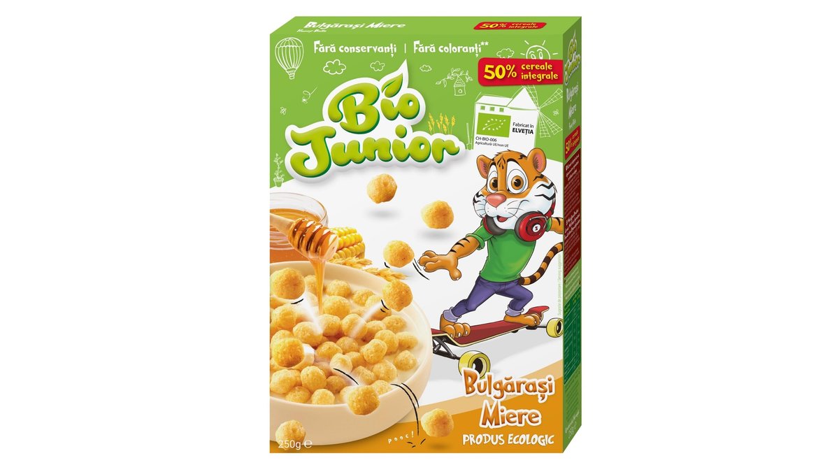 Cereale Mic Dejun Cu Miere Biokids Cereal Bio 250 G | Carrefour Market ...