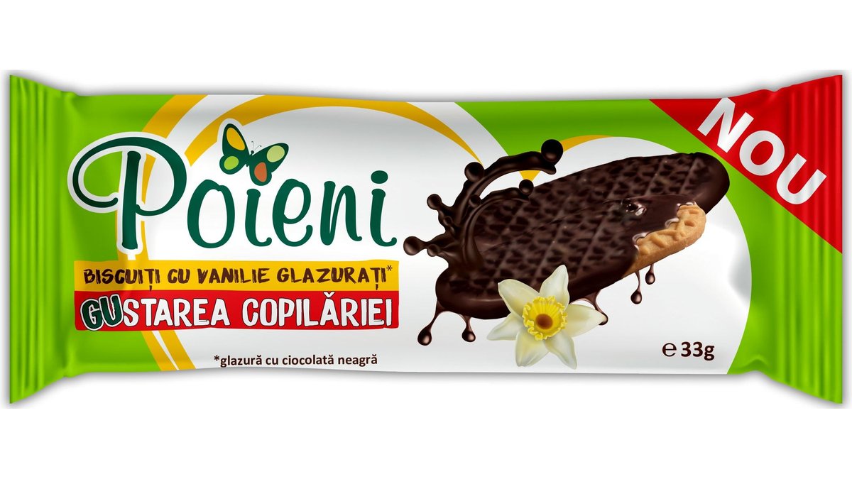 BISC GLAZ VANILIE 33G POIENI | Carrefour Hypermarket Blejoi (9157) | Wolt