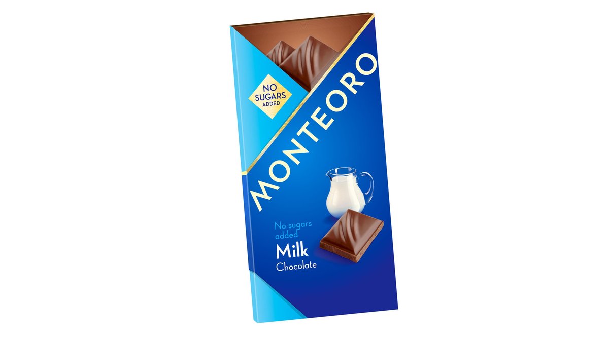 Ciocolata Cu Lapte Fara Zahar Monteoro 90 G | Carrefour Hypermarket ...