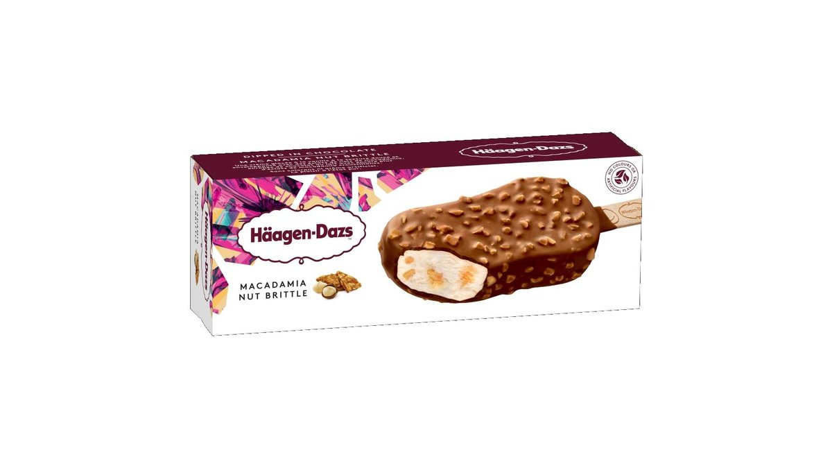 Haagen Dazs Inghetata macadamia brittle 80ml/60g | Carrefour ...