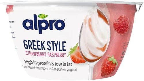 Iaurt grecesc din soia&capsuni Alpro 150g | Carrefour Calea Bucurestilor (9156) | Wolt