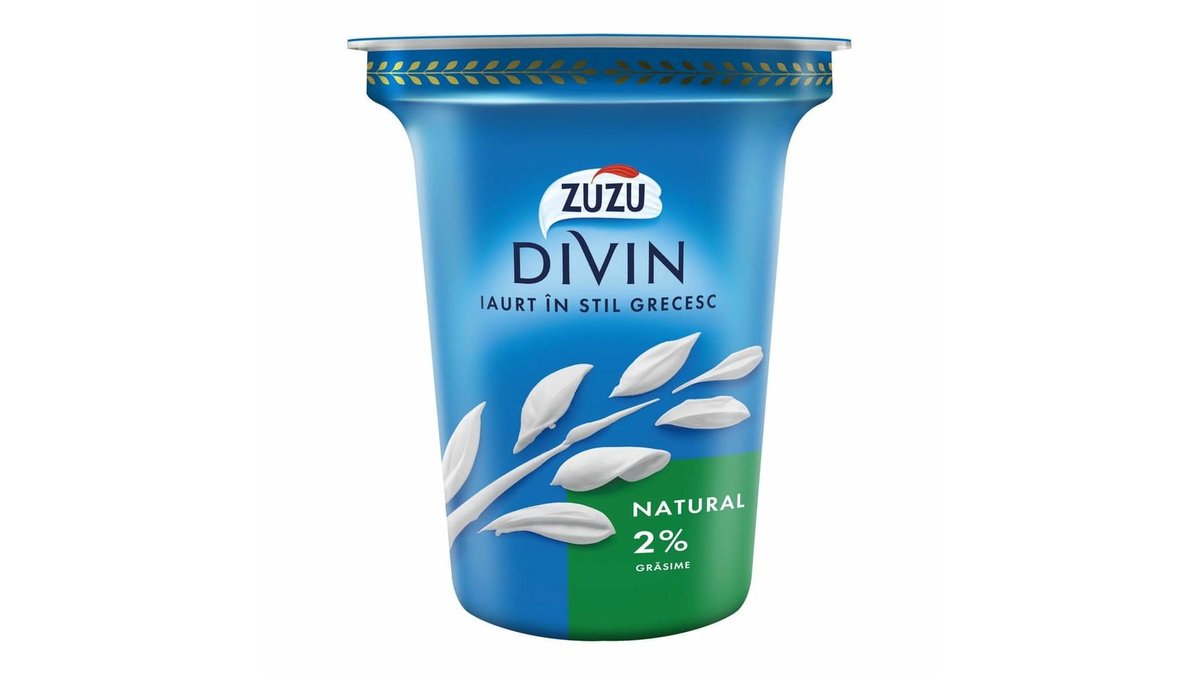 Iaurt grecesc Zuzu Divin, 2% grasime, 300 g | Auchan Hypermarket Bacau ...
