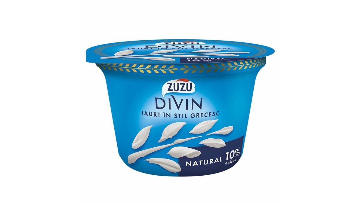 Iaurt grecesc ZuZu Divin, 10% grasime, 150 g | Auchan Hypermarket Iași ...