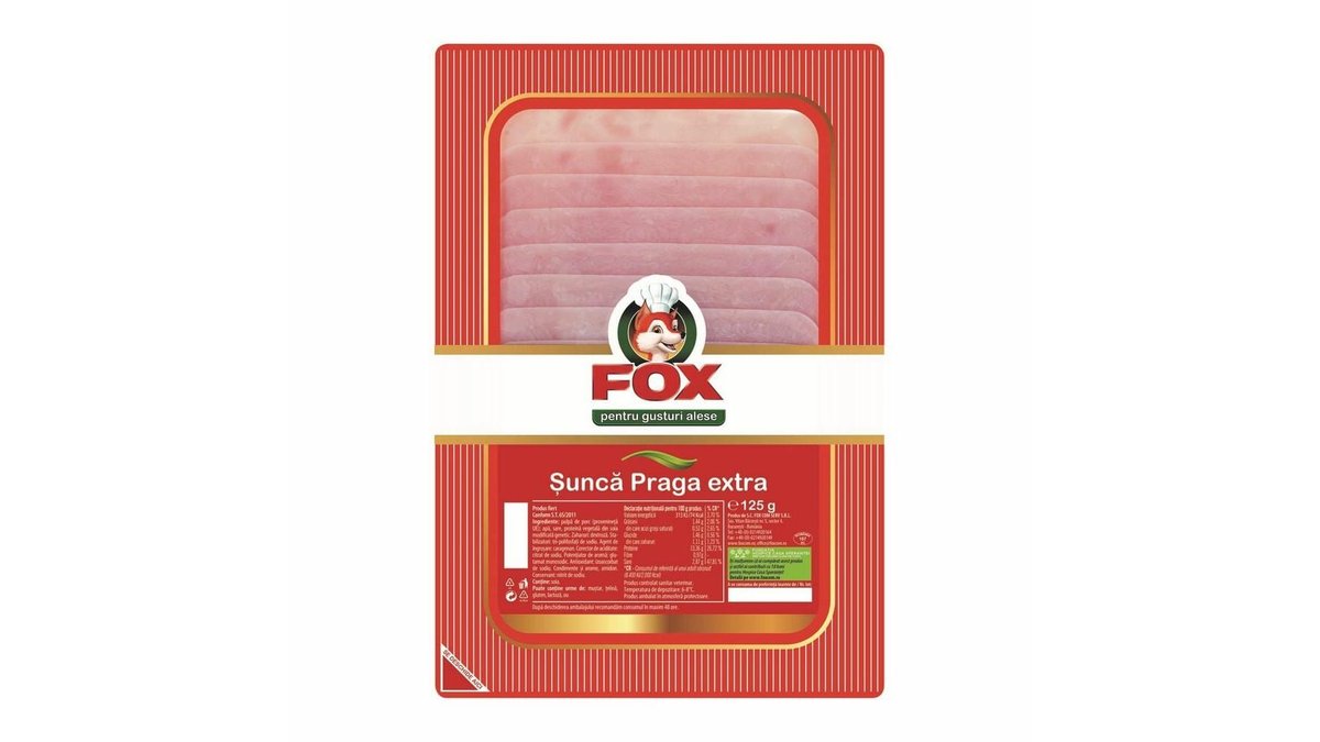 Sunca Praga feliata Fox, 125 g | Auchan Hypermarket Cluj Iris Nord | Wolt