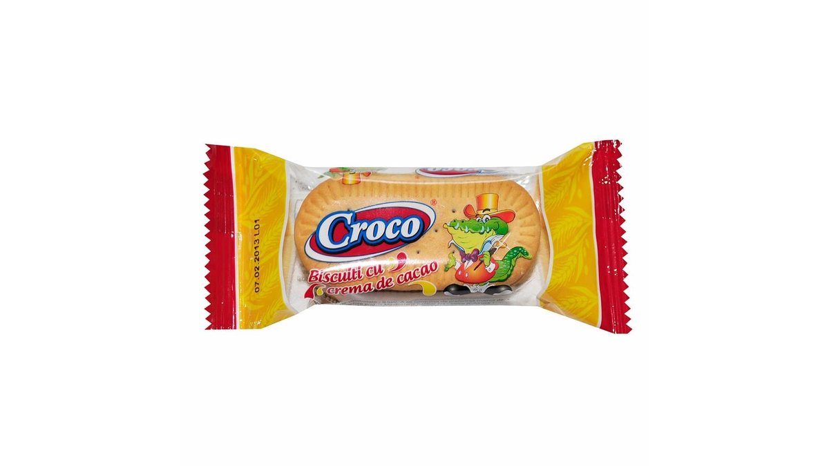 Biscuiti Croco cu crema de cacao 25g | Auchan - Craiova | Wolt