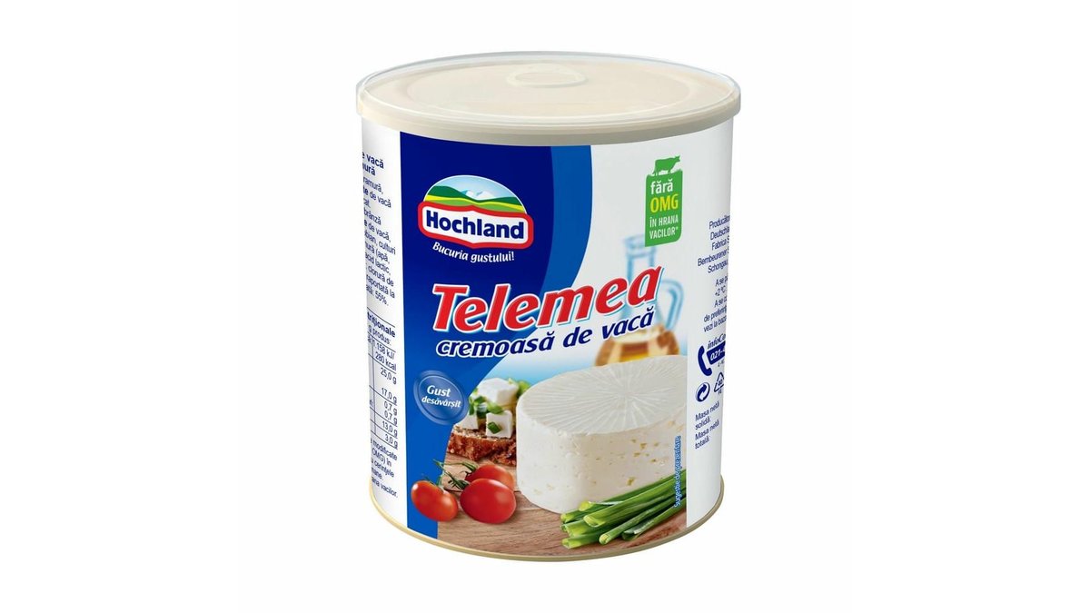 Telemea de vaca in saramura Hochland, 500 g | Auchan Hypermarket Bacau ...