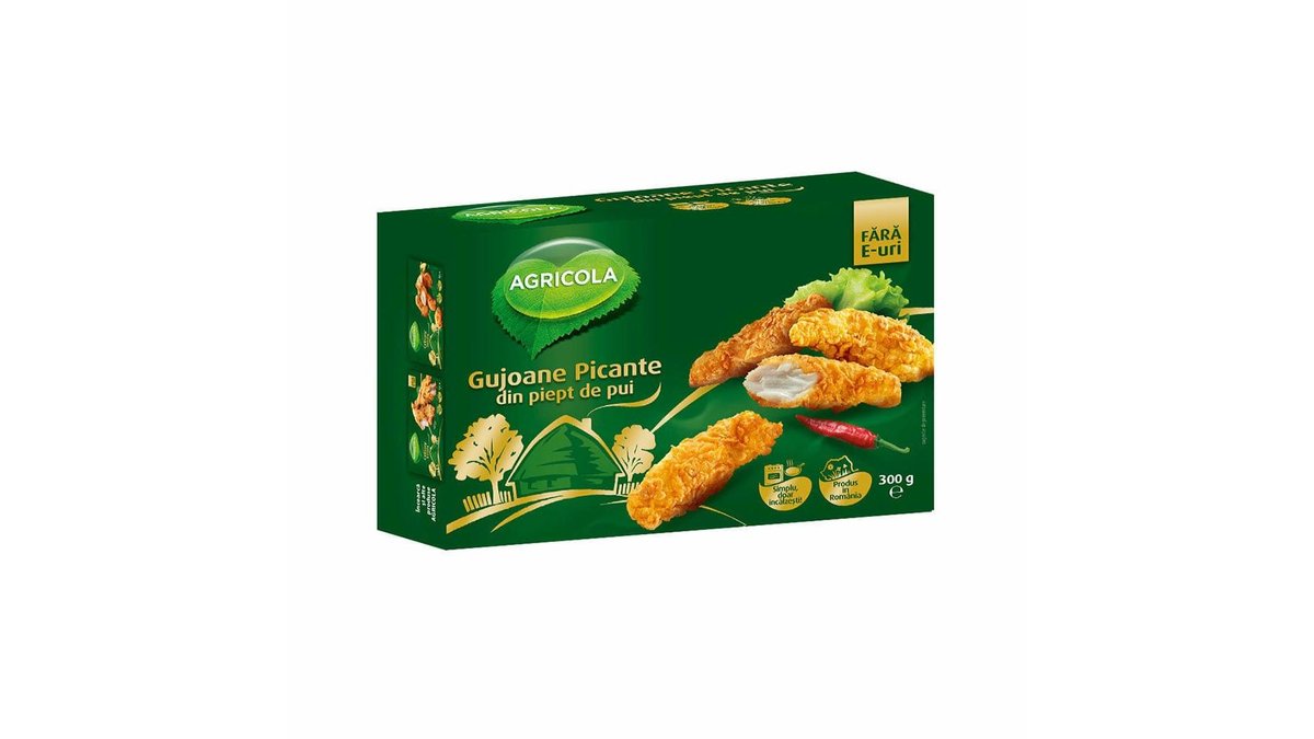 Gujoane din piept de pui Agricola 300 g | Auchan Hypermarket Cotroceni ...