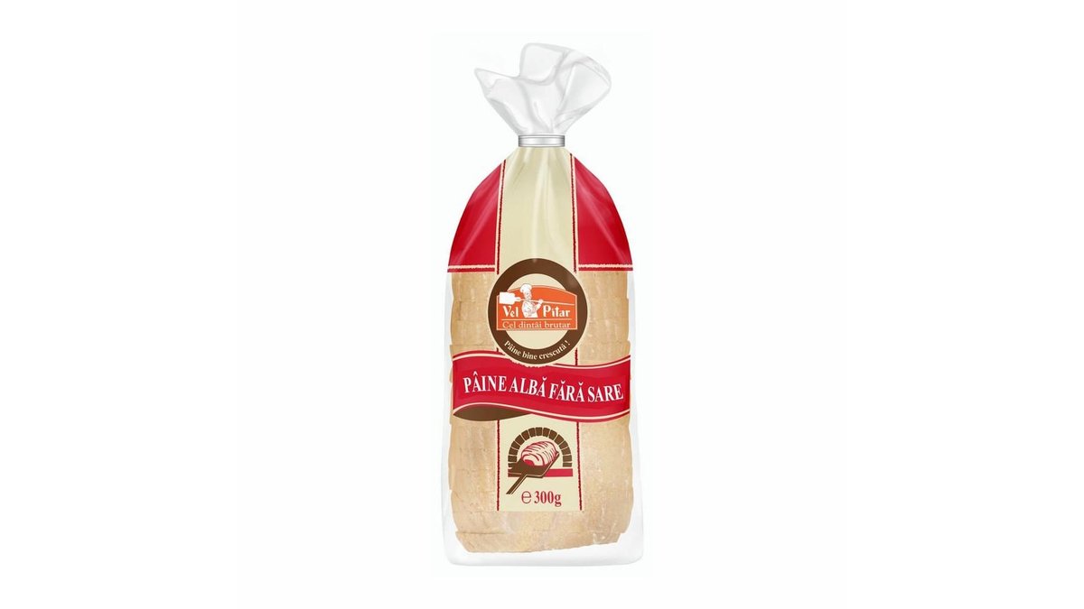Paine alba Vel Pitar, fara adaos de sare, 300 g | Auchan Hypermarket ...