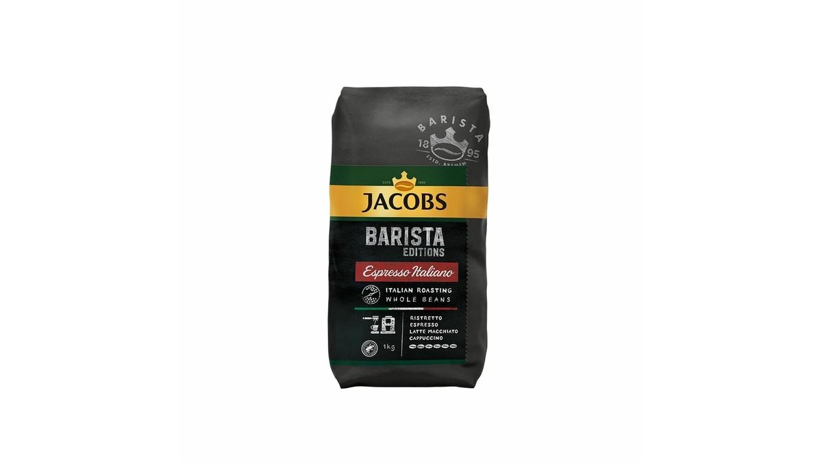 Cafea boabe Jacobs Barista Espresso Italiano, 1 kg | Auchan - Militari ...
