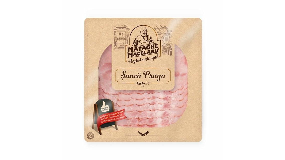 Sunca praga Matache Macelaru, feliata, 150 g | Auchan Hypermarket Titan ...