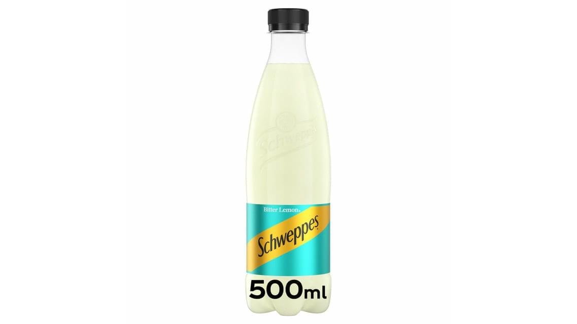 Bautura carbogazoasa Schweppes Bitter Lemon, 0.5 l | Auchan Hypermarket ...