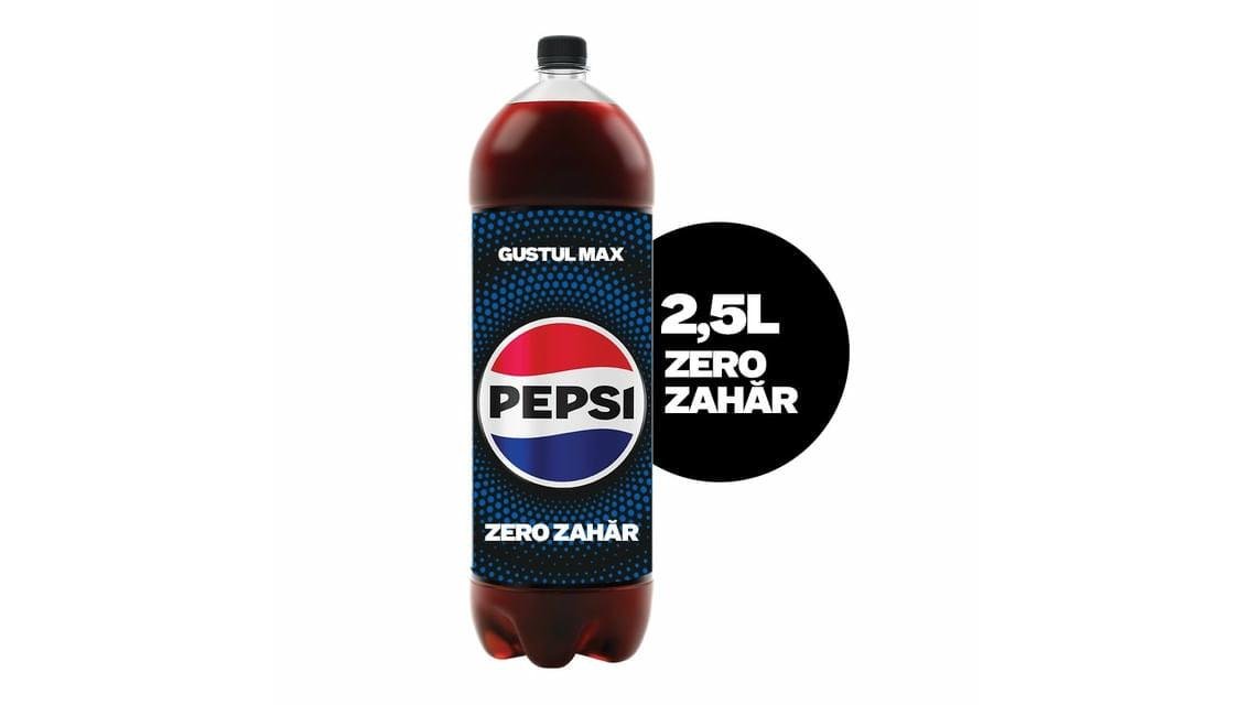 Bautura carbogazoasa Pepsi Zero Zahar, 2.5 l | Auchan Exigent | Wolt
