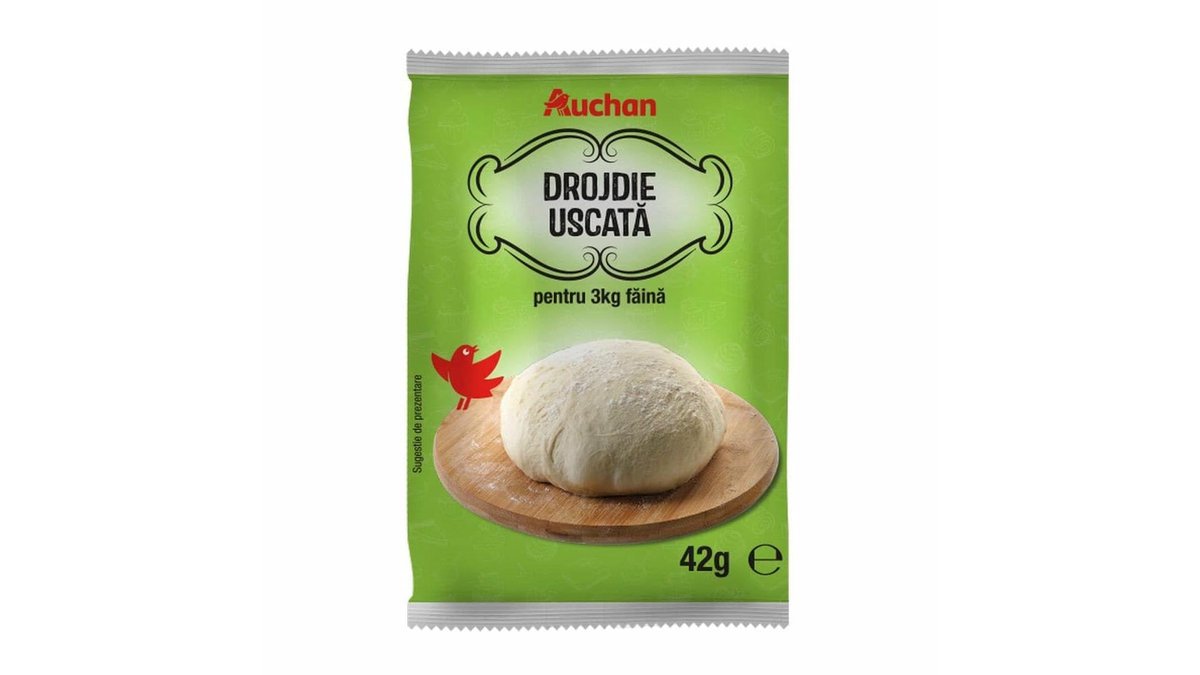 Drojdie uscata Auchan, 42g | Auchan - Militari | Wolt