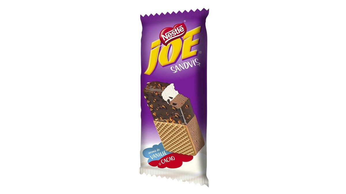 Inghetata Joe sandwich cacao si vanilie, 89 g | Auchan Hypermarket ...