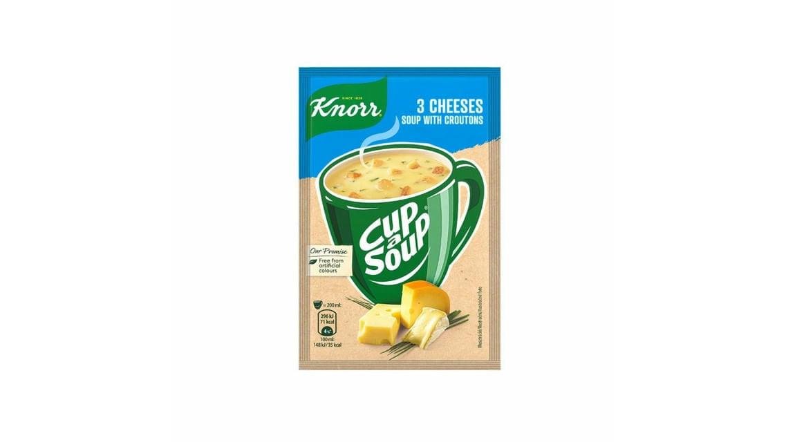 Supa instant cu branza si crutoane Knorr, 17 g | Auchan Hypermarket ...