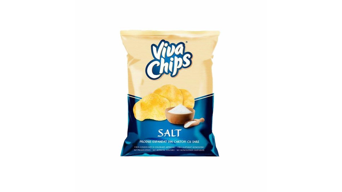 Chipsuri cu sare Viva, 100 g | Auchan Hypermarket Titan | Wolt