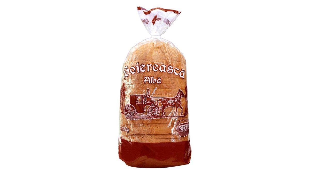 Paine boiereasca alba Vel Pitar, feliata, 700 g | Auchan Hypermarket ...