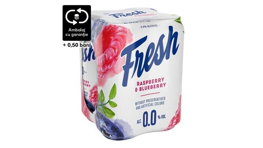 Fresh Zmeura&Afine Bere Na 4X0,5L | Kaufland Vaslui Decebal (7400) | Wolt