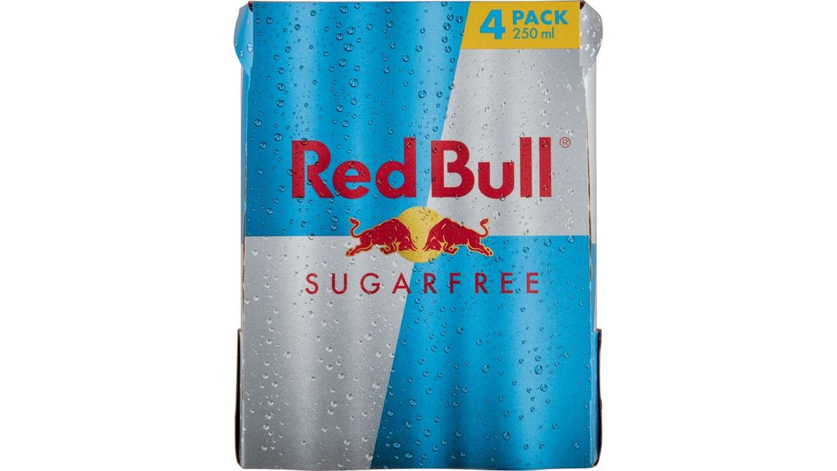 Energidrik sukkerfri 4-pak, Red Bull | Wolt Market Kbh Laplandsgade | Wolt