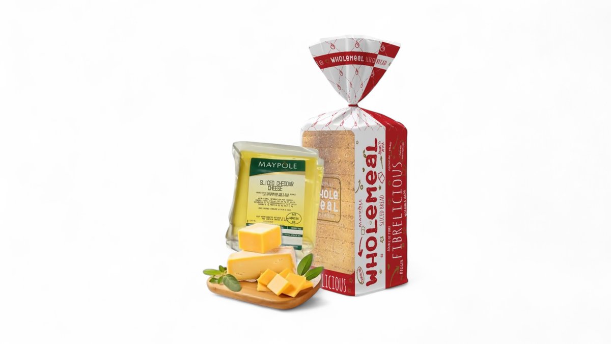 Wholemeal Slice Loaf & Sliced Cheddar Cheese | Maypole Żurrieq | Wolt
